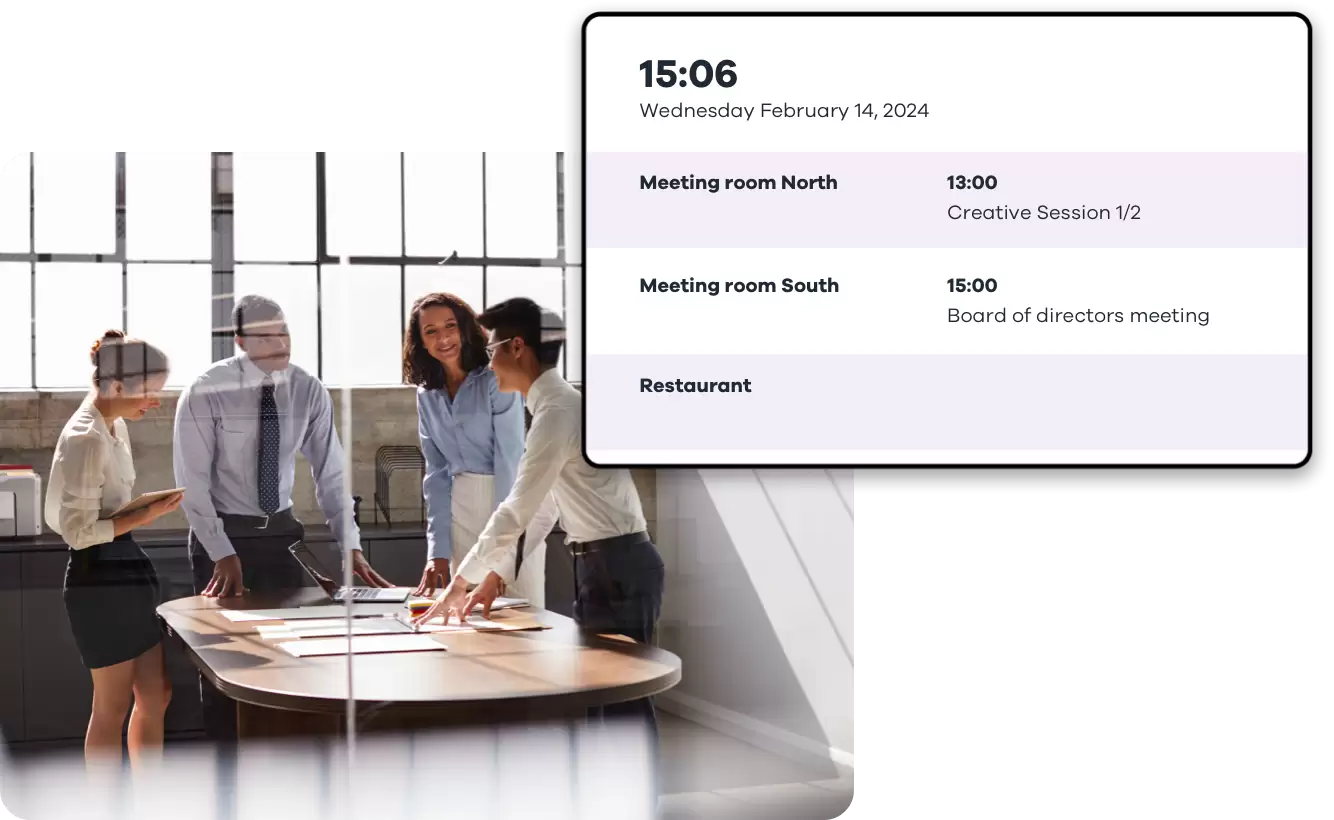 Narrowcasting display - MICE Operations