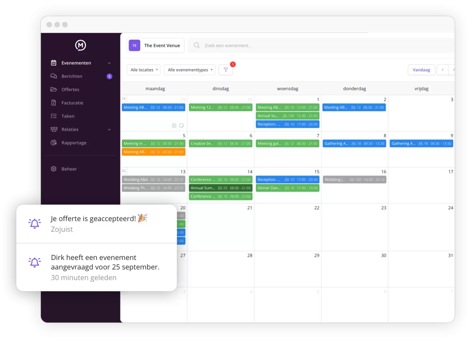 MICE Operations: Hét online systeem voor evenementenlocaties