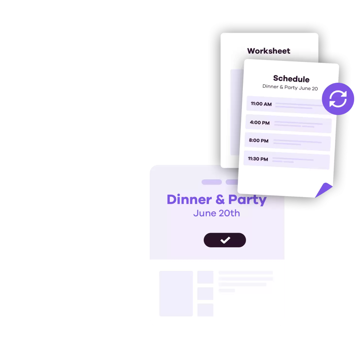 Automated documents - MICE Operations
